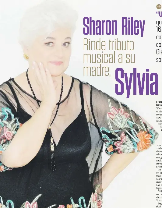 Sharon Riley Rinde tributo musical a su madre, Sylvia Rexach - PressReader