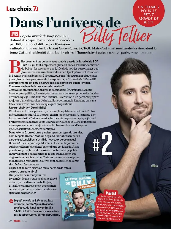 Dans l’univers de Billy Tellier - PressReader