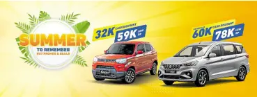 SUZUKI EXTENDS SCORCHING DEALS, PROMOS FOR ERTIGA HYBRID, S-PRESSO - PressReader