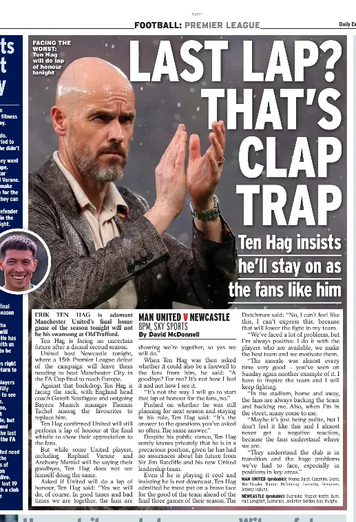 LAST LAP? THAT’S CLAP TRAP - PressReader