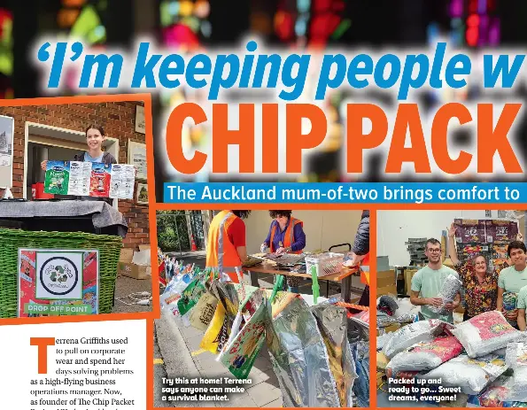 ‘I’m keeping people warm with CHIP PACKETS!' - PressReader