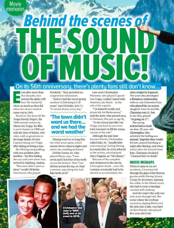 Behind the scenes of THE SOUND OF MUSIC! - PressReader