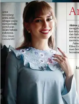 Anna Jobling tak lupa asal usul - PressReader