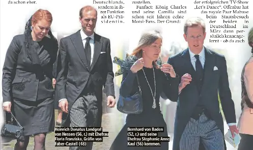Charles’ Krönung Das sind die deutschen Gäste - PressReader