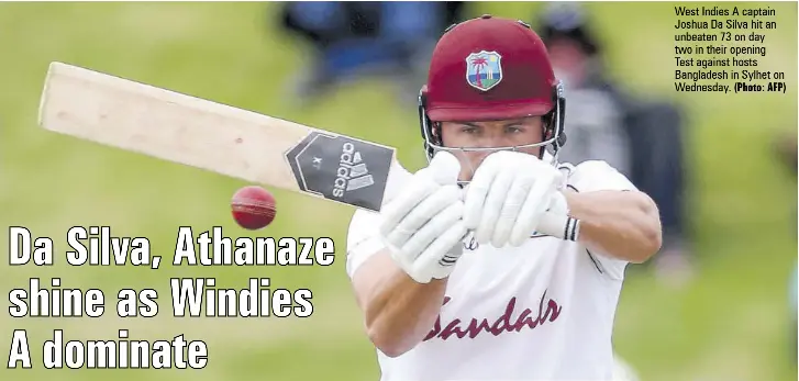 Da Silva, Athanaze shine as Windies A dominate - PressReader