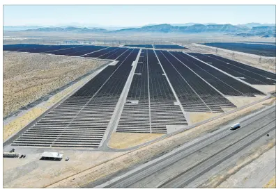 MGM to activate solar power array today - PressReader