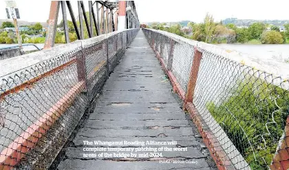 Pedestrian bridge to get patchwork repairs - PressReader