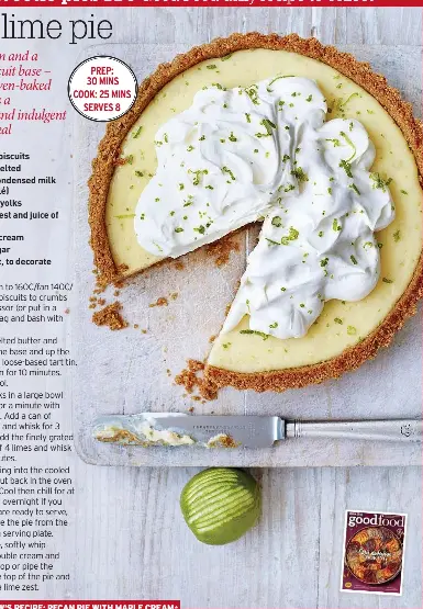BBC Good Food daily recipe to collect Key lime pie - PressReader