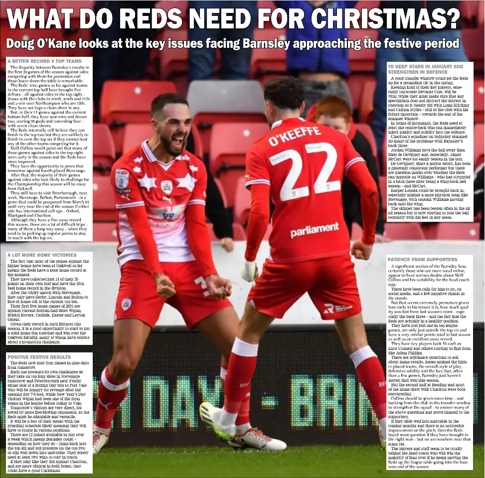 WHAT DO REDS NEED FOR CHRISTMAS? - PressReader