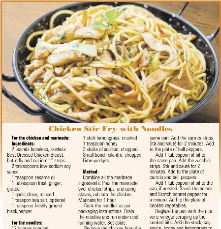 Chicken Stir Fry with Noodles - PressReader