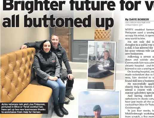 Brighter future for veterans all buttoned up - PressReader