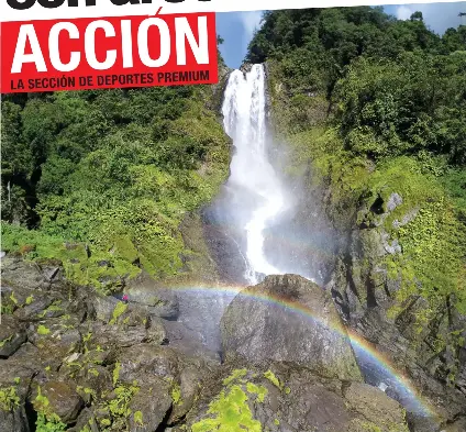 Ticos aún esperan conocer la majestuosa catarata con arcoíris eterno ...