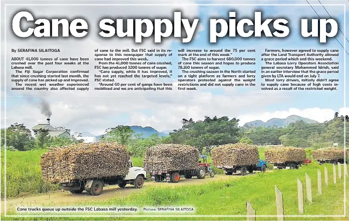 Cane supply picks up - PressReader