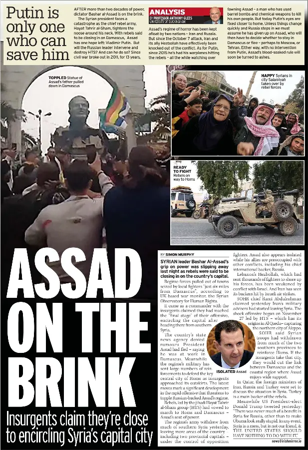ASSAD ON THE BRINK - PressReader