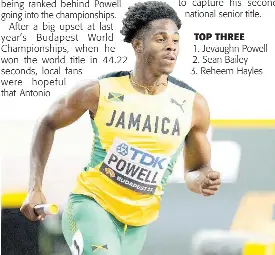 Powell a cinch for 400m title - PressReader