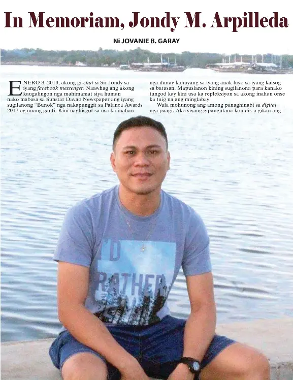 In Memoriam, Jondy M. Arpilleda - PressReader