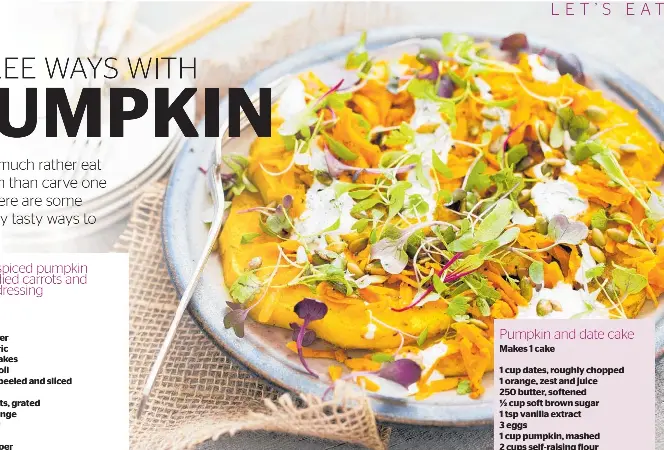 THREE WAYS WITH PUMPKIN - PressReader