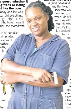 Ms Fix-It Rushel Wisdom keeps small engines buzzing - PressReader