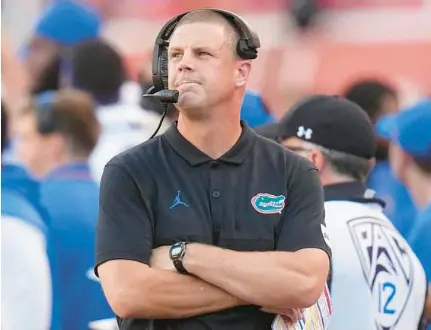 O-line assistant Stapleton leaves Gators for NFL - PressReader