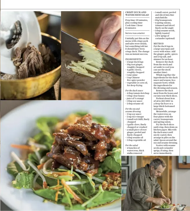 CRISPY DUCK AND WATERCRESS SALAD - PressReader