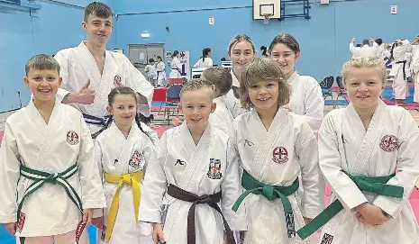 Karate kids strike gold as they get the year off to a flying start ...