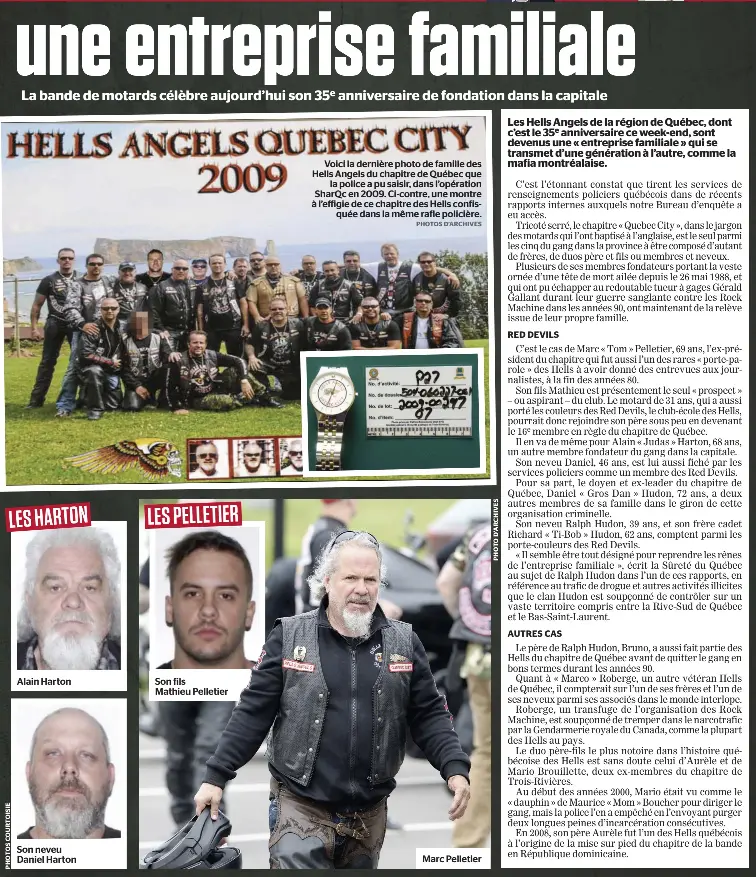 Les Hells Angels de Québec, une entreprise familiale - PressReader