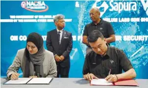 Sapura, Nacsa collaborat­e to boost national cybersecur­ity - PressReader