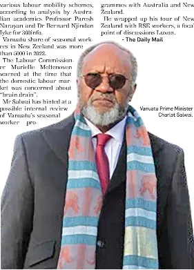 Vanuatu leader talks marijuana, seasonal workers and cyclones in New ...