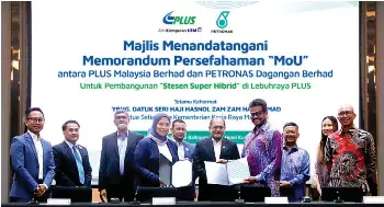 PLUS, Petronas Dagangan to develop hybrid super stations along highways ...