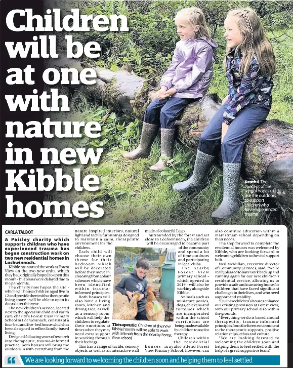 Children will be at one with nature in new Kibble homes - PressReader