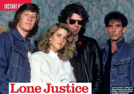 Lone Justice for all! - PressReader