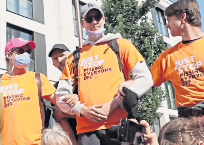 The pranksters set on beating Just Stop Oil at their own game - PressReader