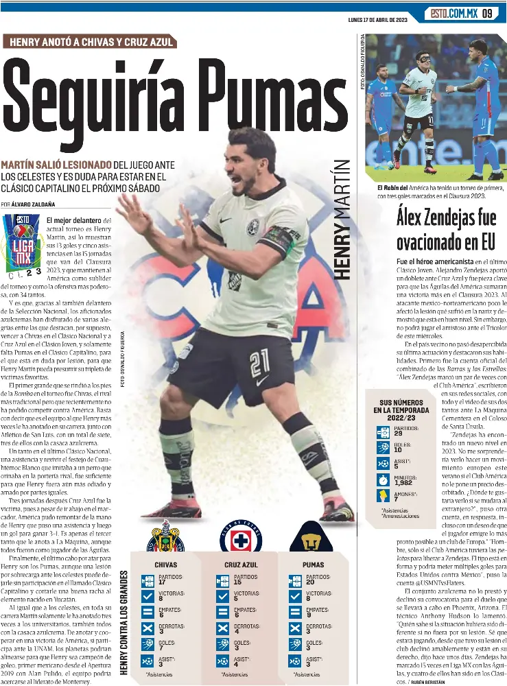 Álex Zendejas fue ovacionado en EU - PressReader