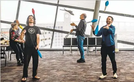 FINDING THE FLOW AT LIBRARY JUGGLING CLUB - PressReader