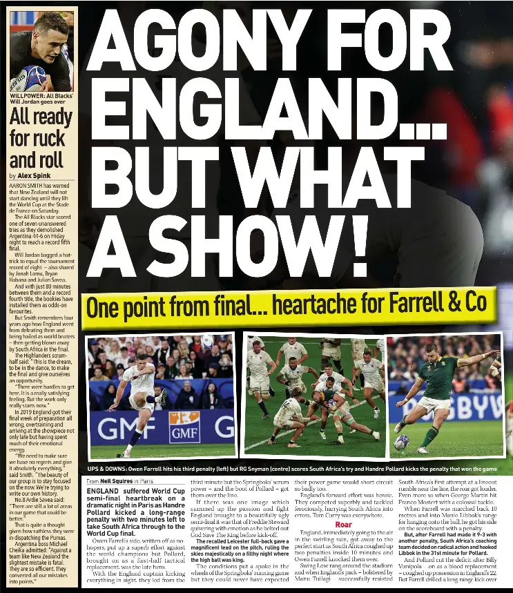 AGONY FOR ENGLAND... BUT WHAT A SHOW! - PressReader