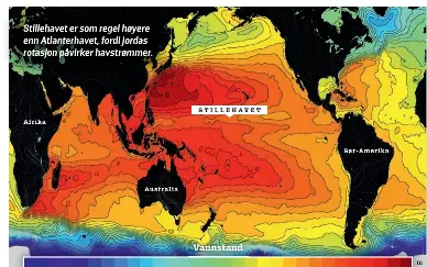 Hvorfor er vannstande­n ulik i de ulike havene? - PressReader