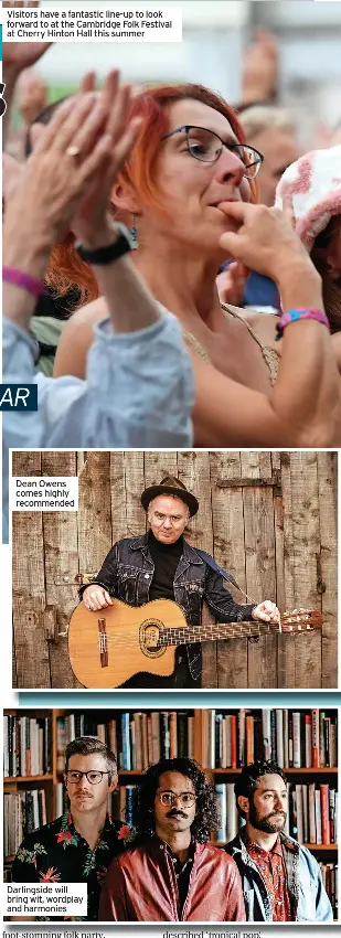 Folk festival pulls out all the stops to add variety to mouth-watering weekend line-up - PressReader