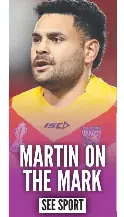 MARTIN ON THE MARK - PressReader