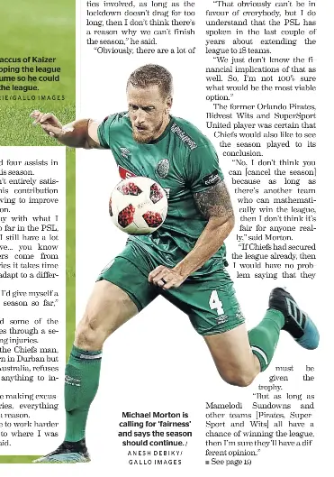 Let’s play to the finish – Morton - PressReader