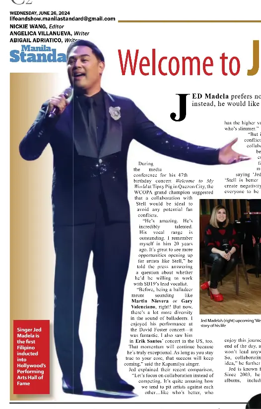 Welcome to Jed’s world - PressReader