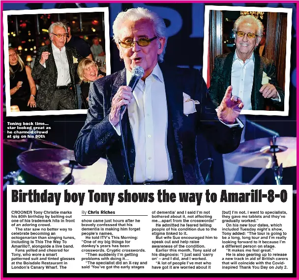 Birthday boy Tony shows the way to Amarill-8-0 - PressReader