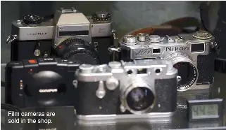VINTAGE CAMERAS GIVEN NEW LIFE - PressReader