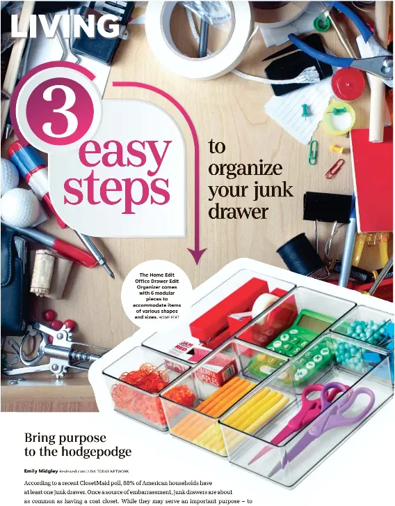 3 easy steps to organize your junk drawer - PressReader