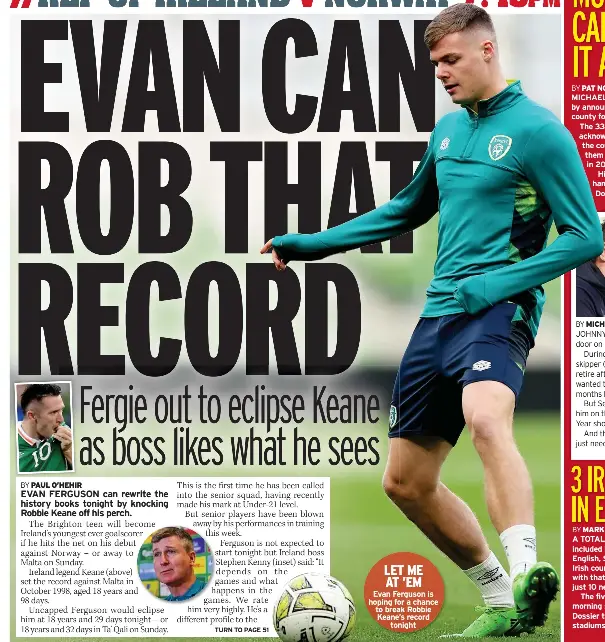 EVAN CAN ROB THAT RECORD - PressReader