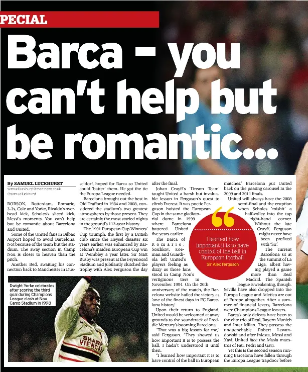 Barca – you can’t help but be romantic... - PressReader