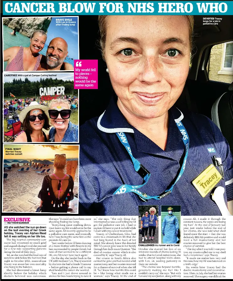 CANCER BLOW FOR NHS HERO WHO WANTS TO LOOK AFTER THE DYING I hoped to ...