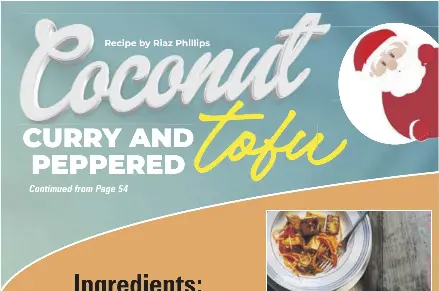 Coconut tofu CURRY AND PEPPERED - PressReader
