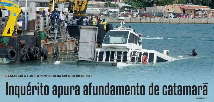 Inquérito apura afundament­o de catamarã - PressReader