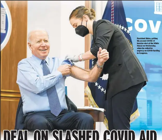 DEAL ON SLASHED COVID AID - PressReader