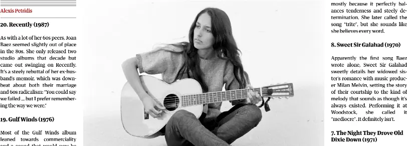 Raw, romantic and radical: Joan Baez’s 20 greatest songs - ranked ...
